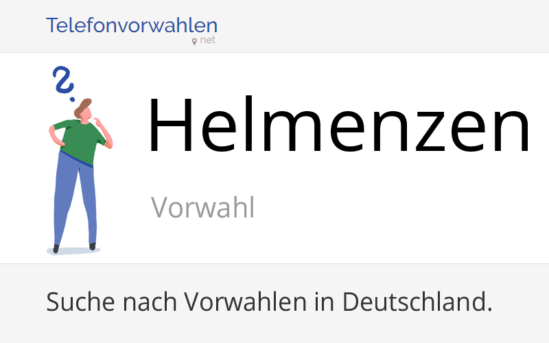 Vorwahl Helmenzen, Telefonvorwahl von Helmenzen (Gemeinde)
