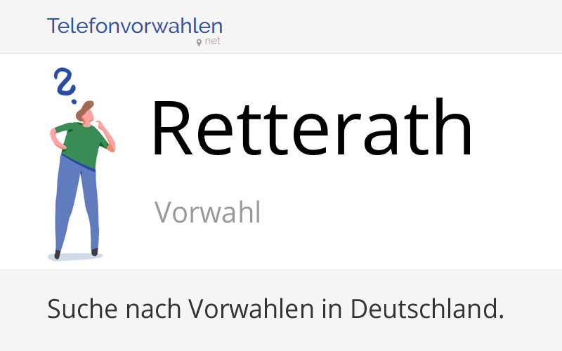 Vorwahl Retterath, Telefonvorwahl von Retterath (Gemeinde)