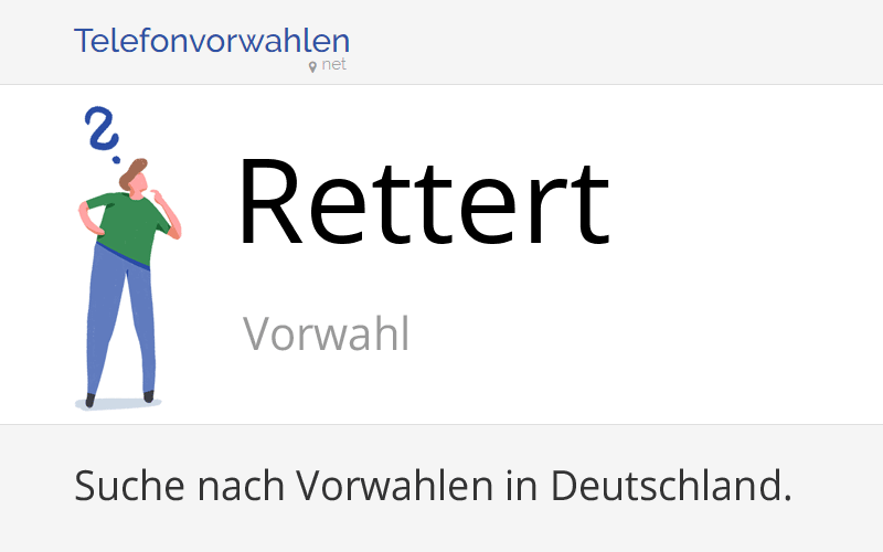 Vorwahl Rettert, Telefonvorwahl von Rettert (Gemeinde)