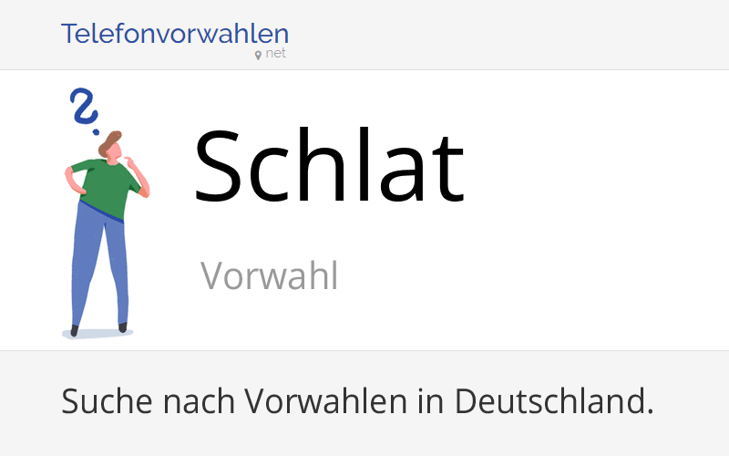 Vorwahl Schlat, Telefonvorwahl von Schlat (Gemeinde)