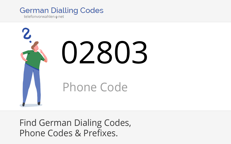 02803 Dialling Code, Phone Code 02803
