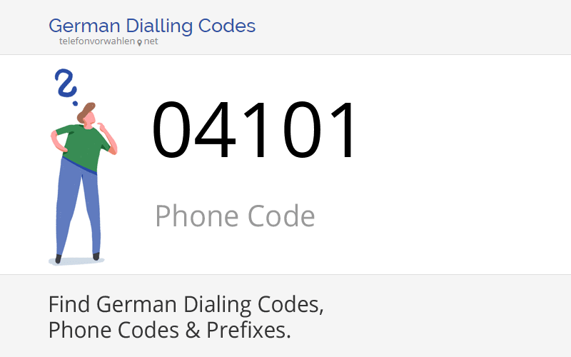 04101 Dialling Code, Phone Code 04101