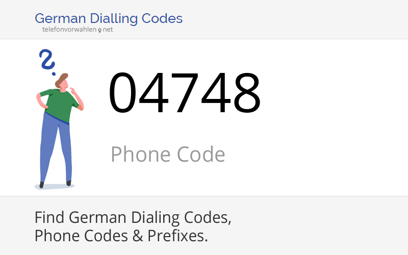 04748 Dialling Code, Phone Code 04748