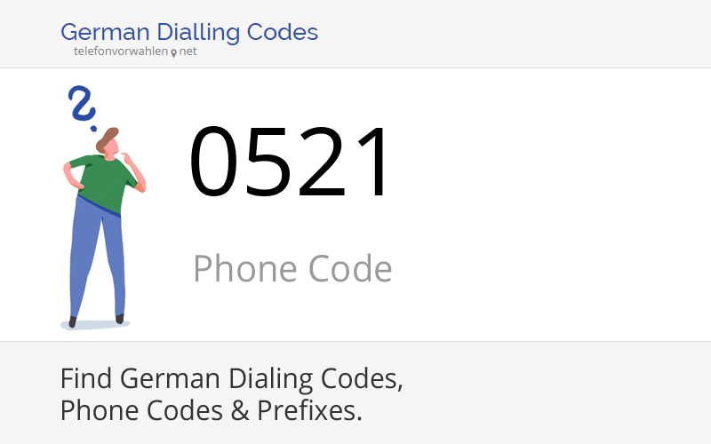 0521 Dialling Code, Phone Code 0521