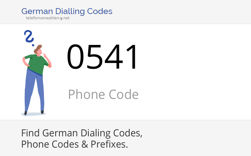 0541 Dialling Code, Phone Code 0541