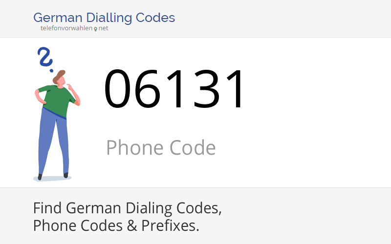 06131 Dialling Code, Phone Code 06131