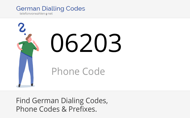 06203 Dialling Code, Phone Code 06203