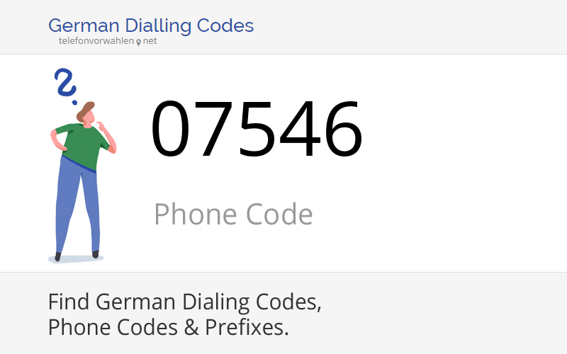 07546 Dialling Code, Phone Code 07546