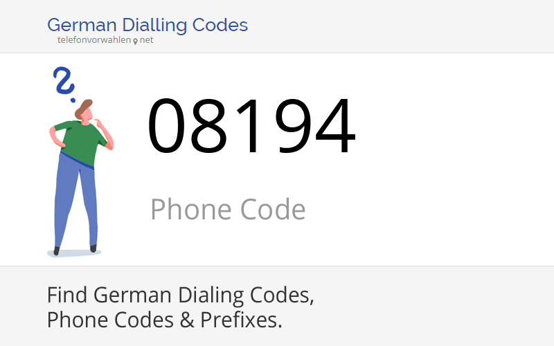08194 Dialling Code, Phone Code 08194
